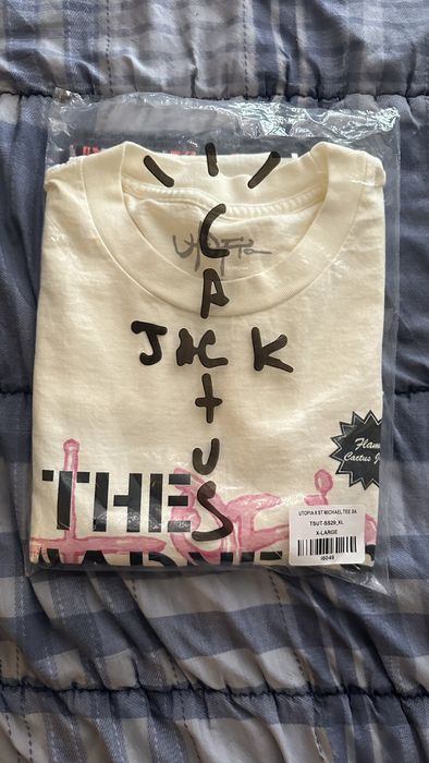 Travis Scott Travis Scott Utopia x St Michael 3A Tee | Grailed