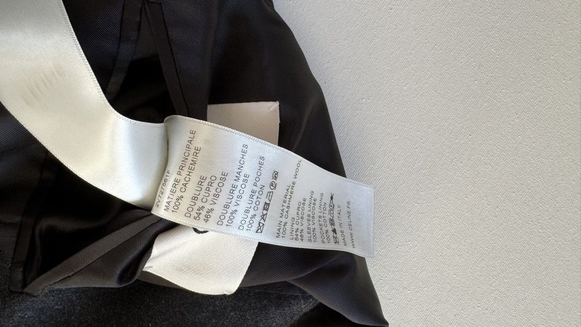 Celine Celine double-breasted jacket Hedi Slimane | Grailed