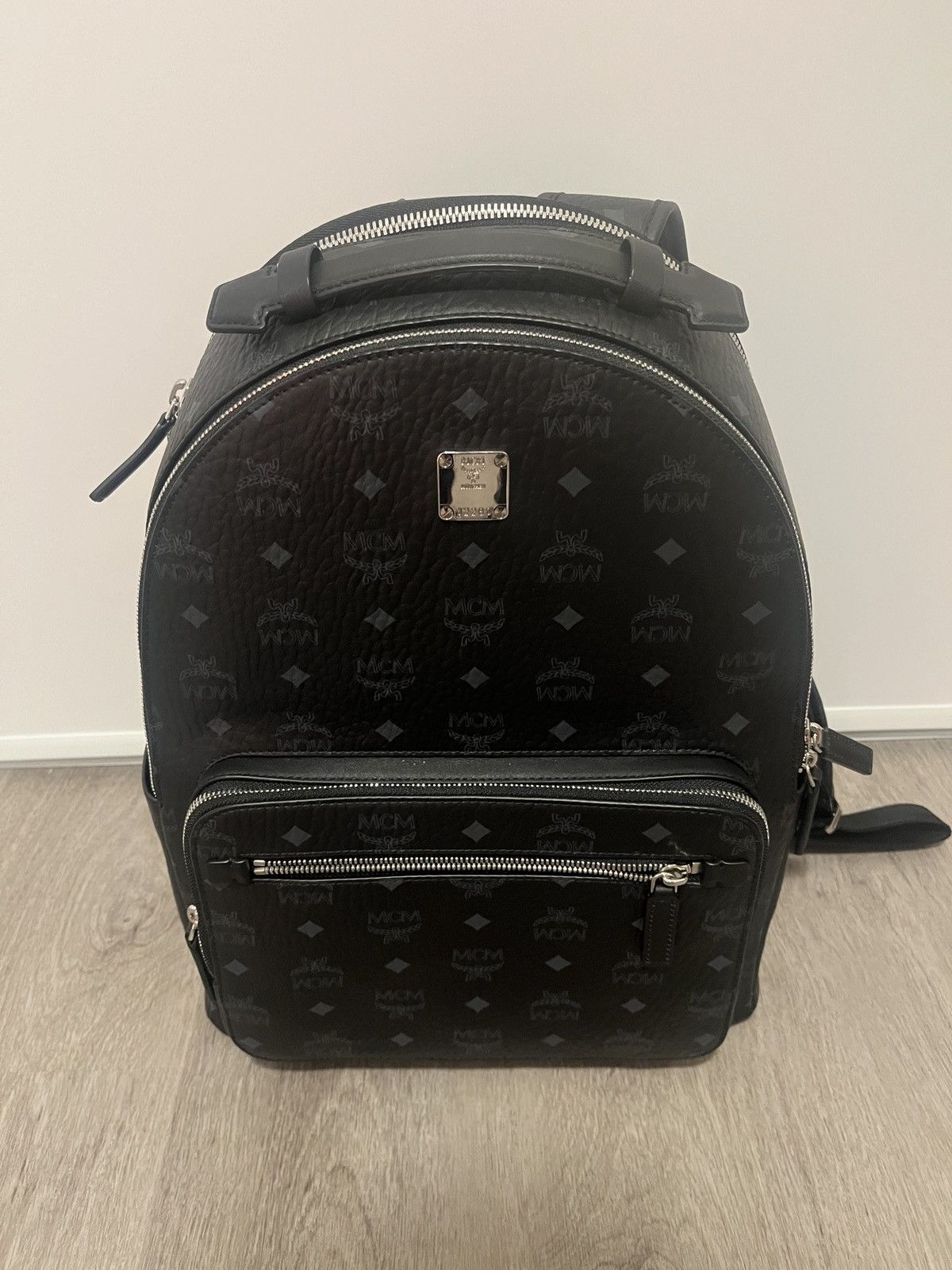 MCM MCM Stark Backpack Visetos Monogram Black ($720 Last drop) | Grailed