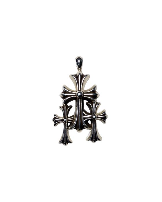 Chrome Hearts Chrome Hearts Triple Cross Pendant Sterling Silver New ...