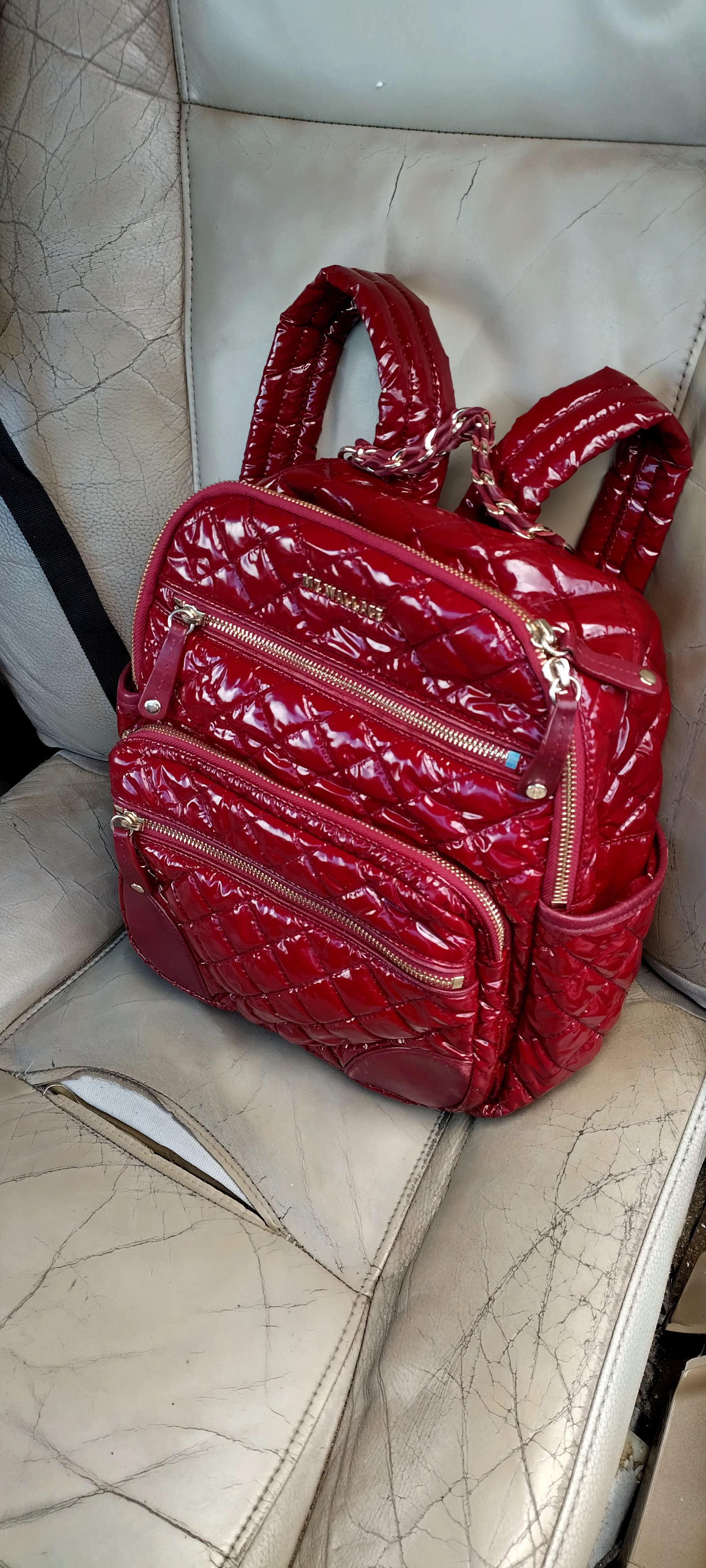 Other *MZ WALLACE* CRANBERRY LACQUER METRO BACKPACK, DELUXE | Grailed