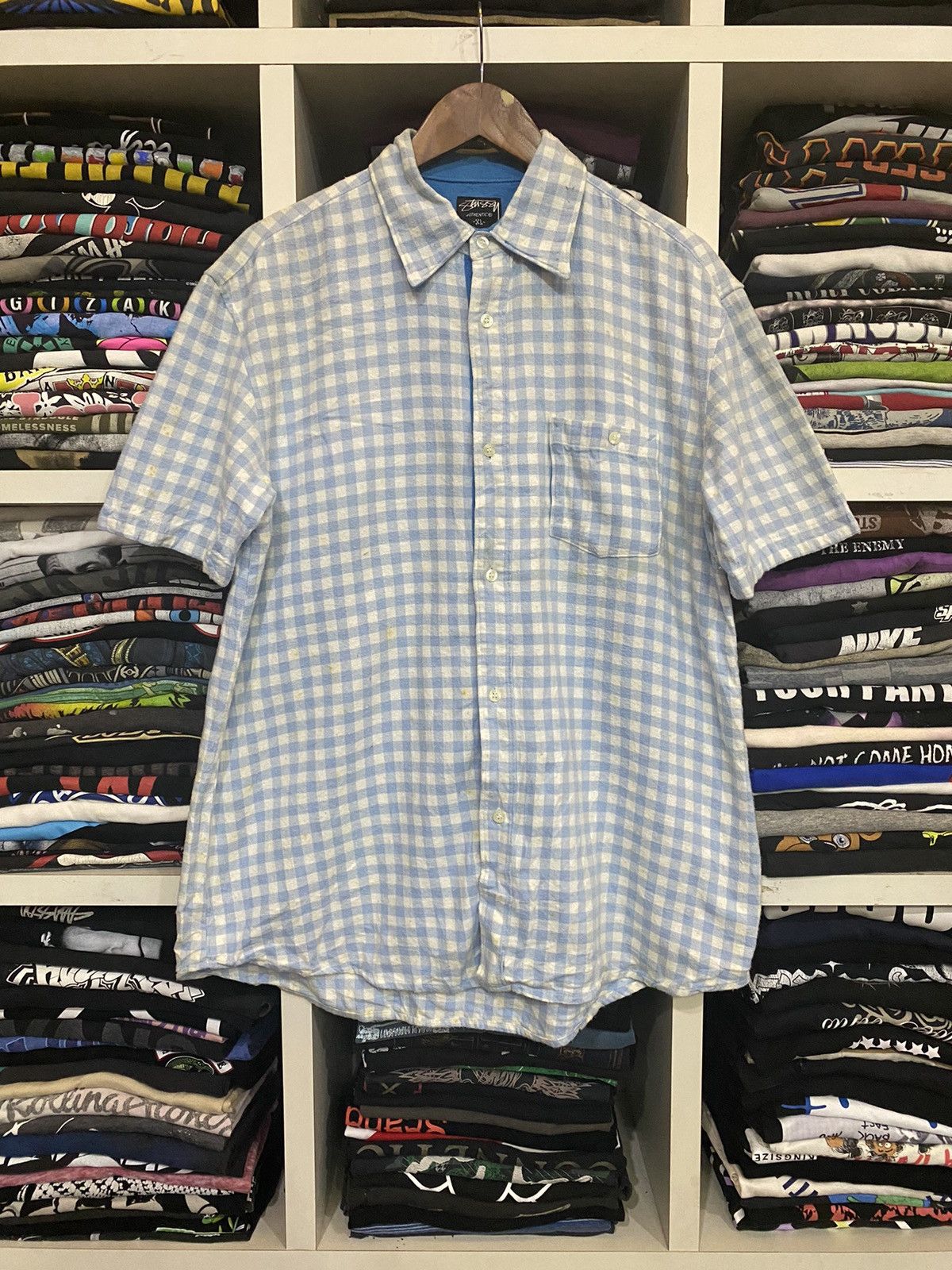 Vintage Stussy Authentic Flannel | Grailed