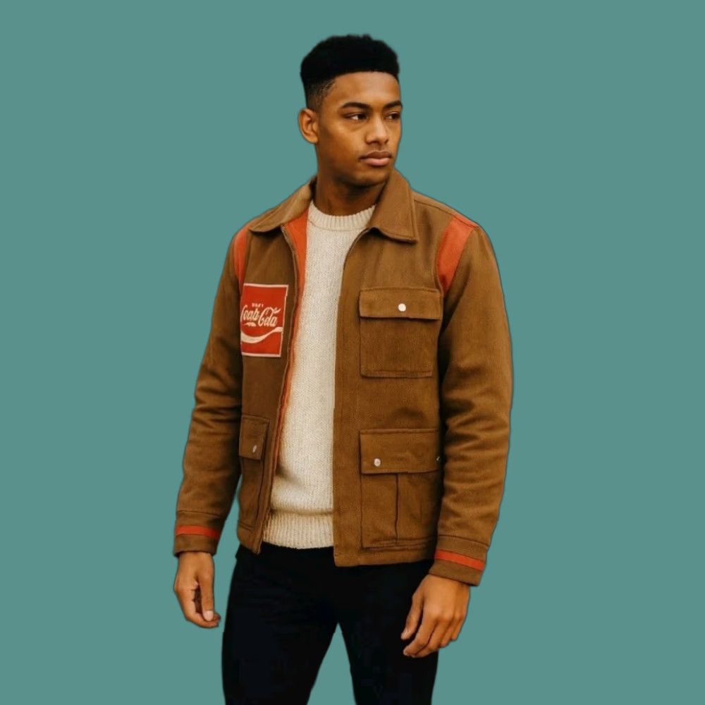 Vintage VINTAGE Coca Cola Jacket Red Jacket Work Coat with Removeable ...