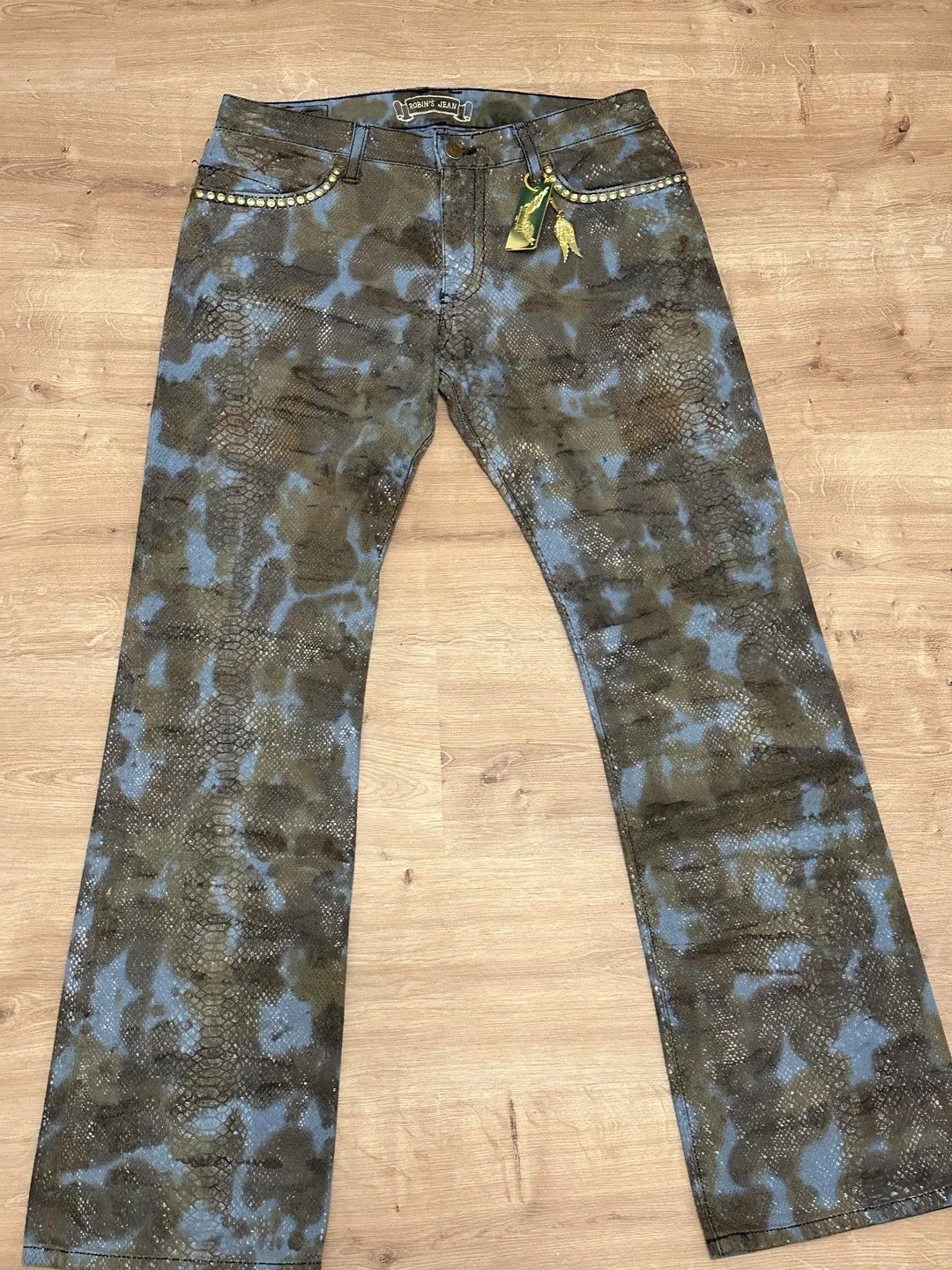 Robins Jeans × True Religion Robins Jean Snake Skin Bootcut | Grailed