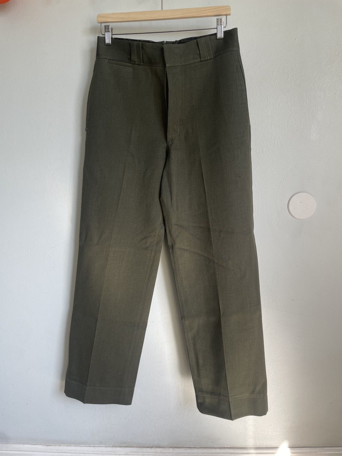 Vintage Vintage Workwear Pants Olive Khaki 31x28 | Grailed