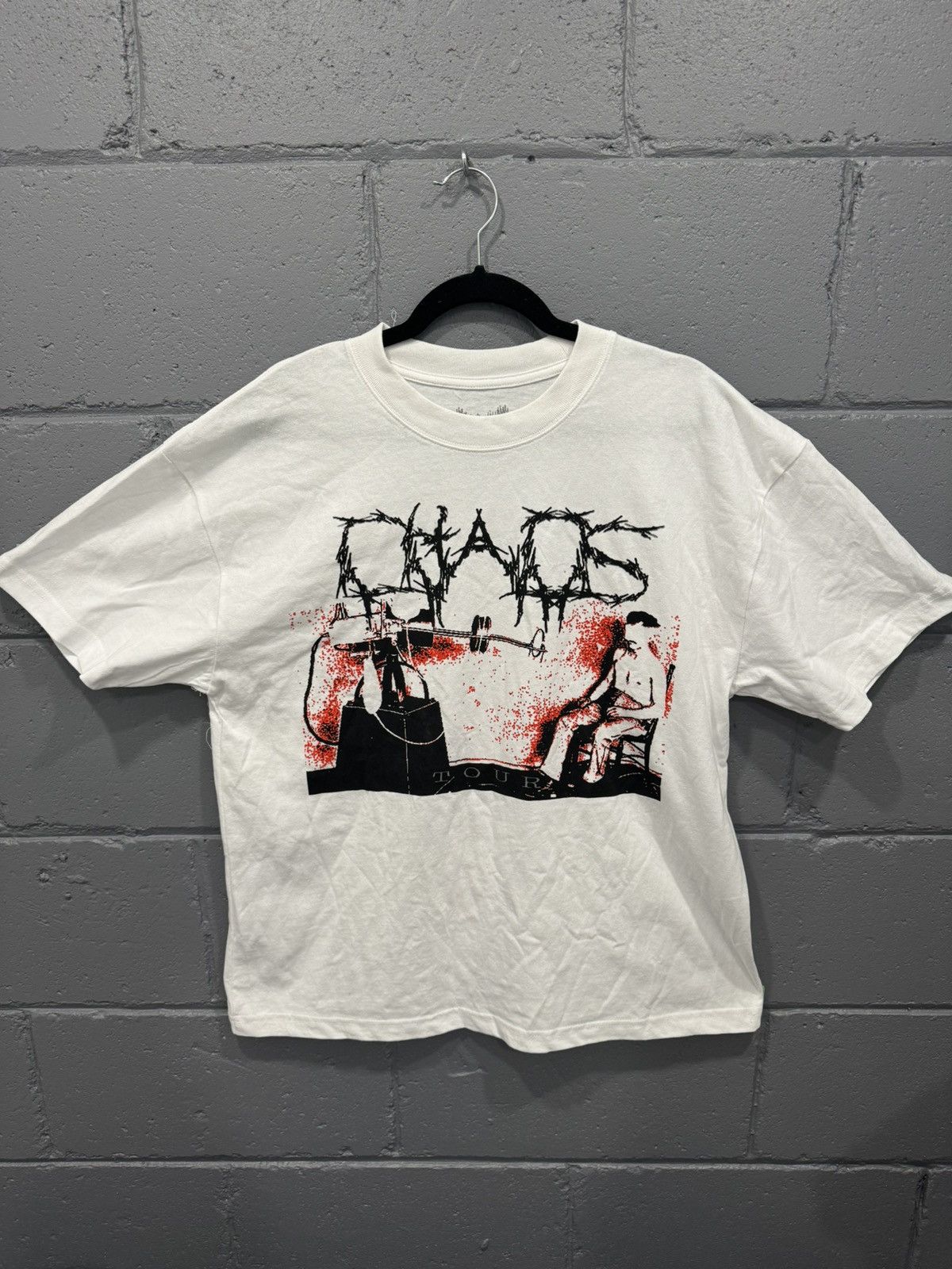 Ken Carson Ken Carson A Great Chaos Tour White Tee Large | Grailed