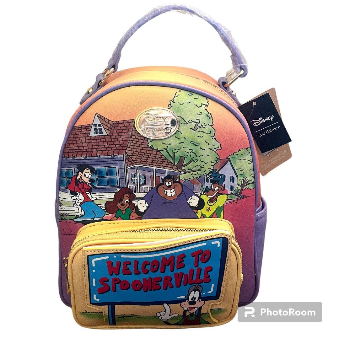 Disney Our Universe Disney A Goofy Movie Spoonerville Mini Backpack ...