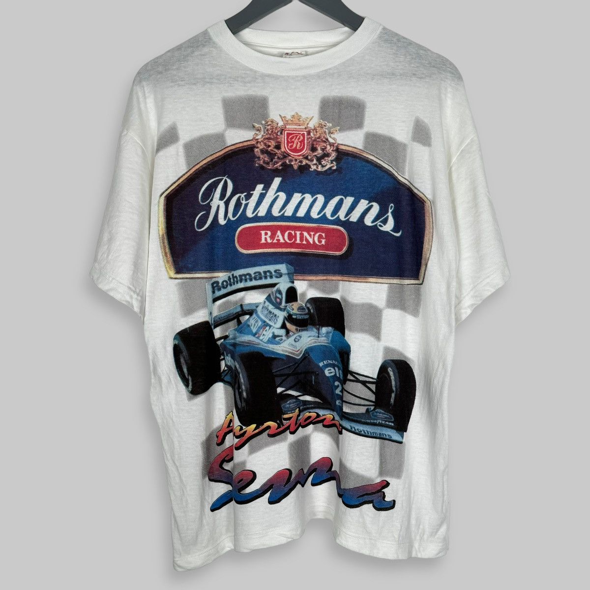 Formula 1 × Racing × Vintage Vintage Early 90s Ayrton Senna Williams ...