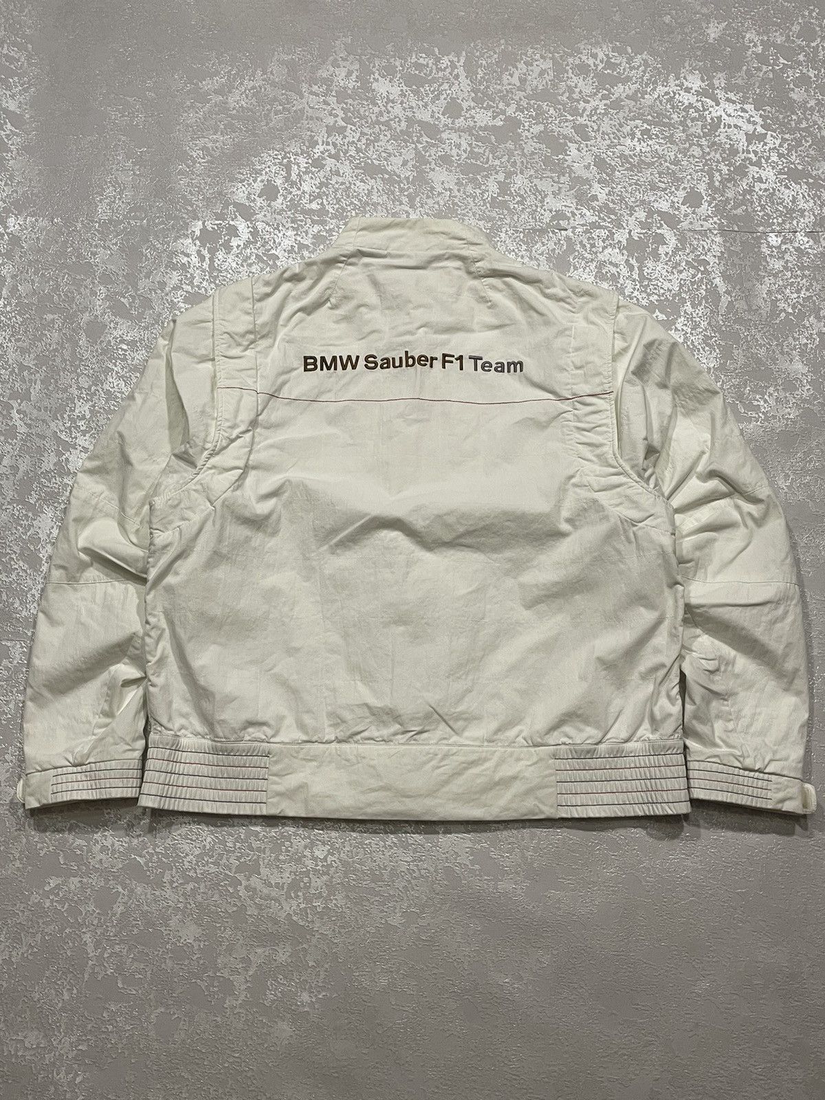 BMW × Puma BMW SAUBER F1 TEAM RACING JACKET WHITE MEN'S | Grailed