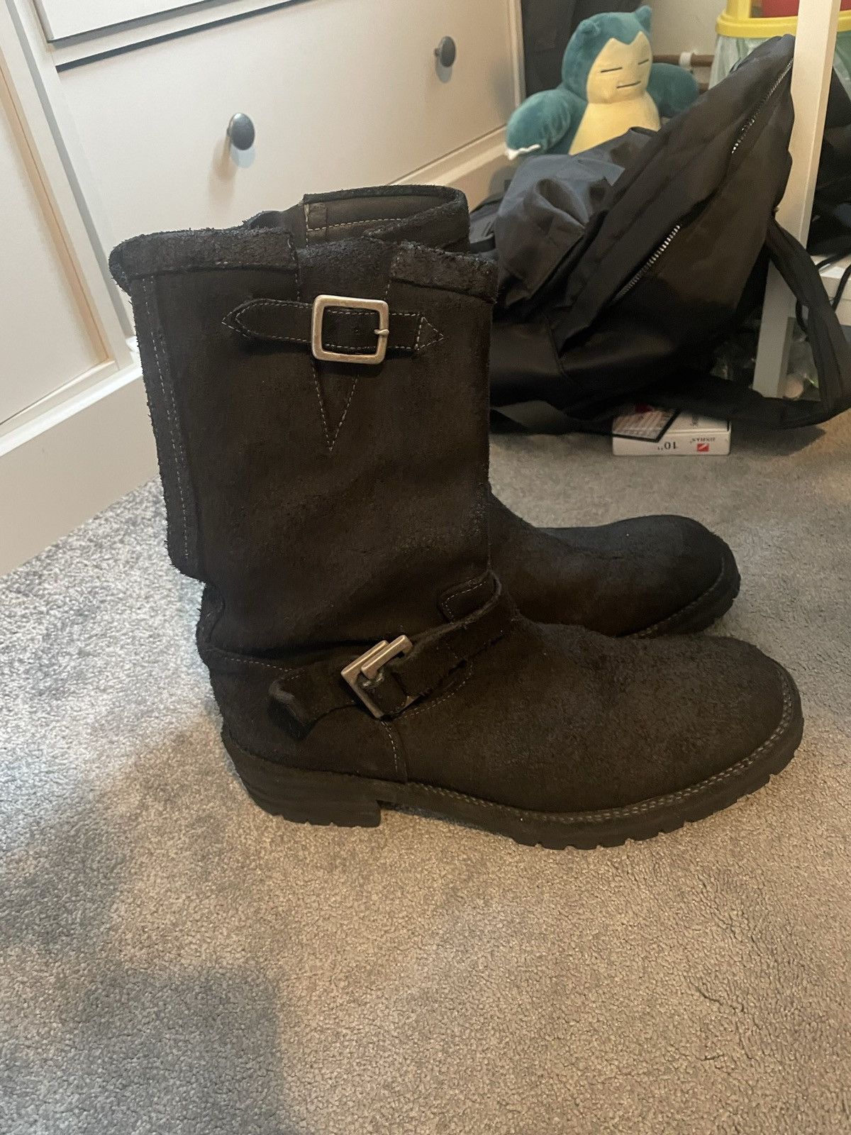 Isamu Katayama Backlash Isamu Katayama Backlash Suede Leather Engineer ...