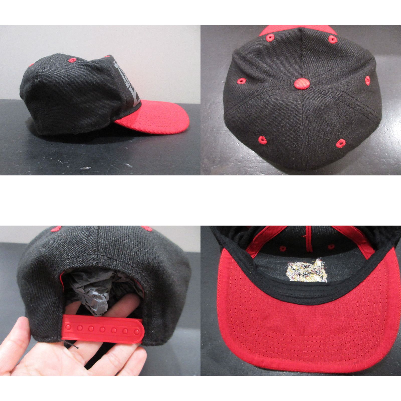 Vintage Cowboy Bebop Hat Cap Snap Back Black Red Anime Japan Cartoon TV ...