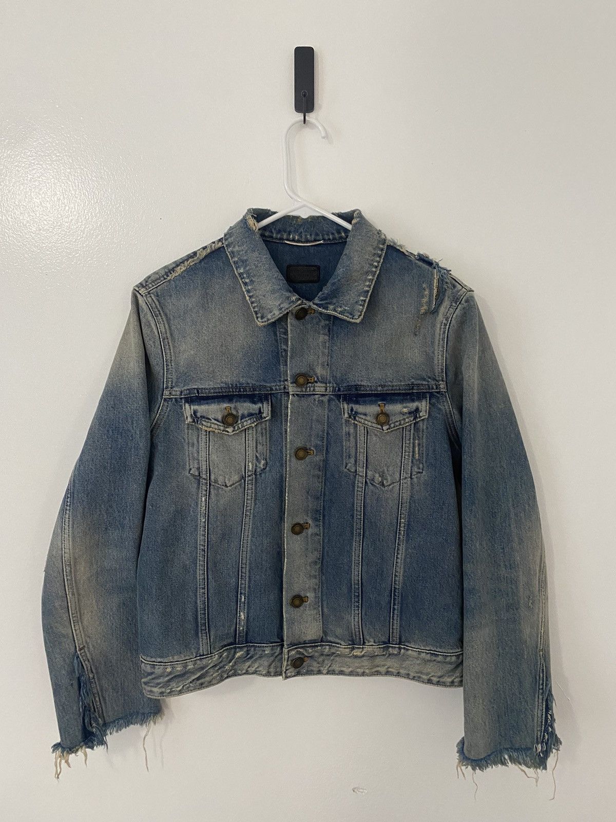 Yves Saint Laurent Ysl denim jacket | Grailed