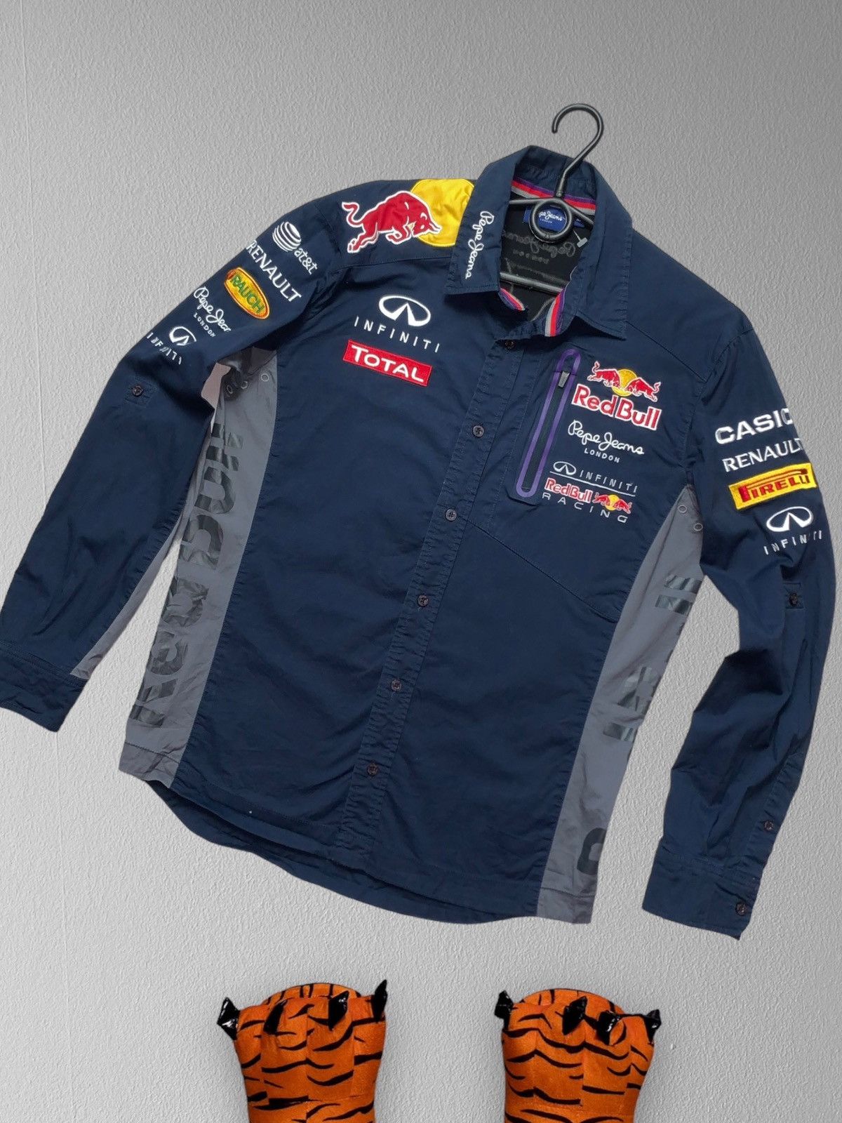 Red Bull Racing shirt Red Bull infinity Pepe jeans big logo | Grailed