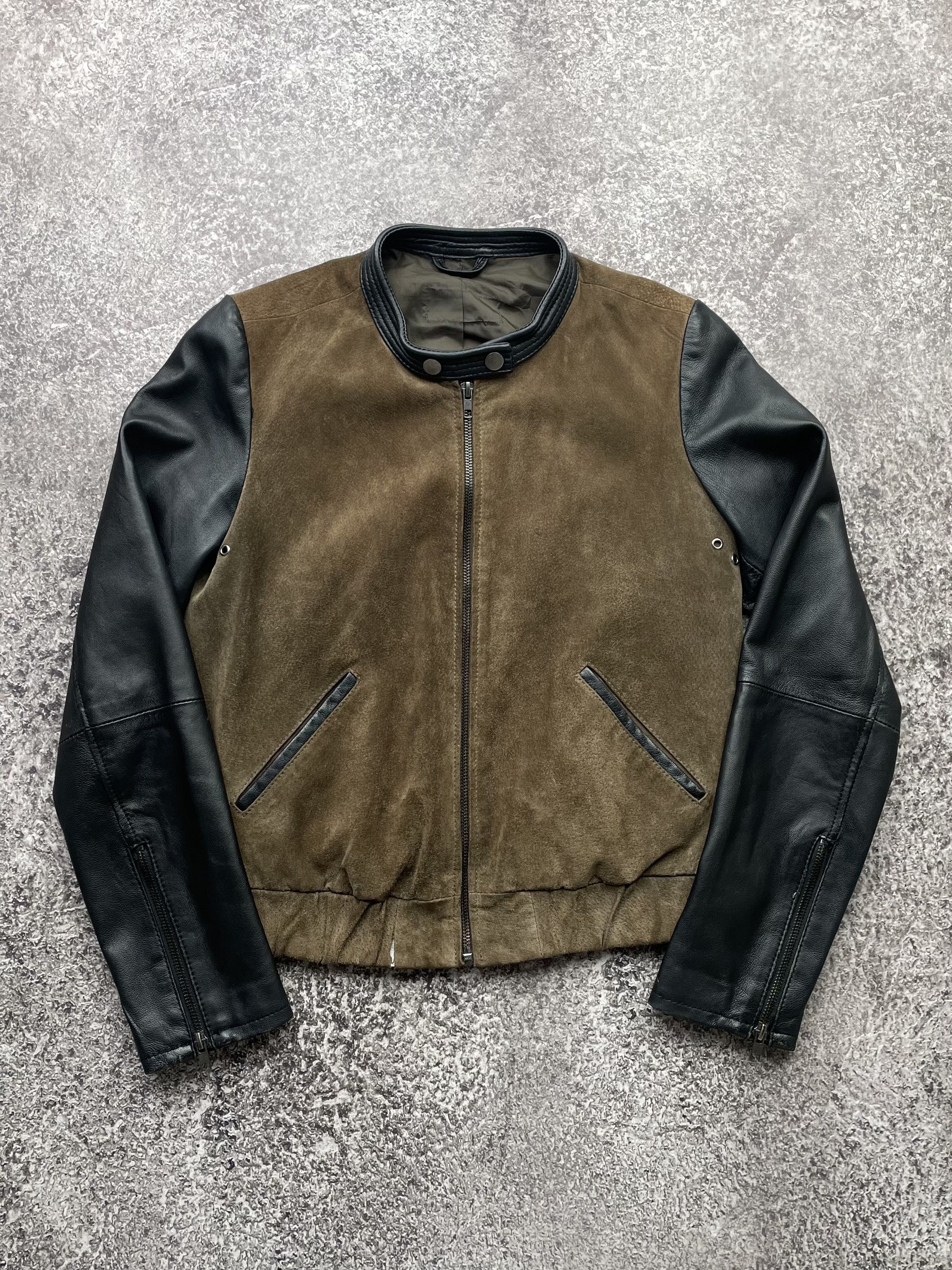 Archival Clothing × Avant Garde × Vintage Vintage Leather Suede Zipped ...