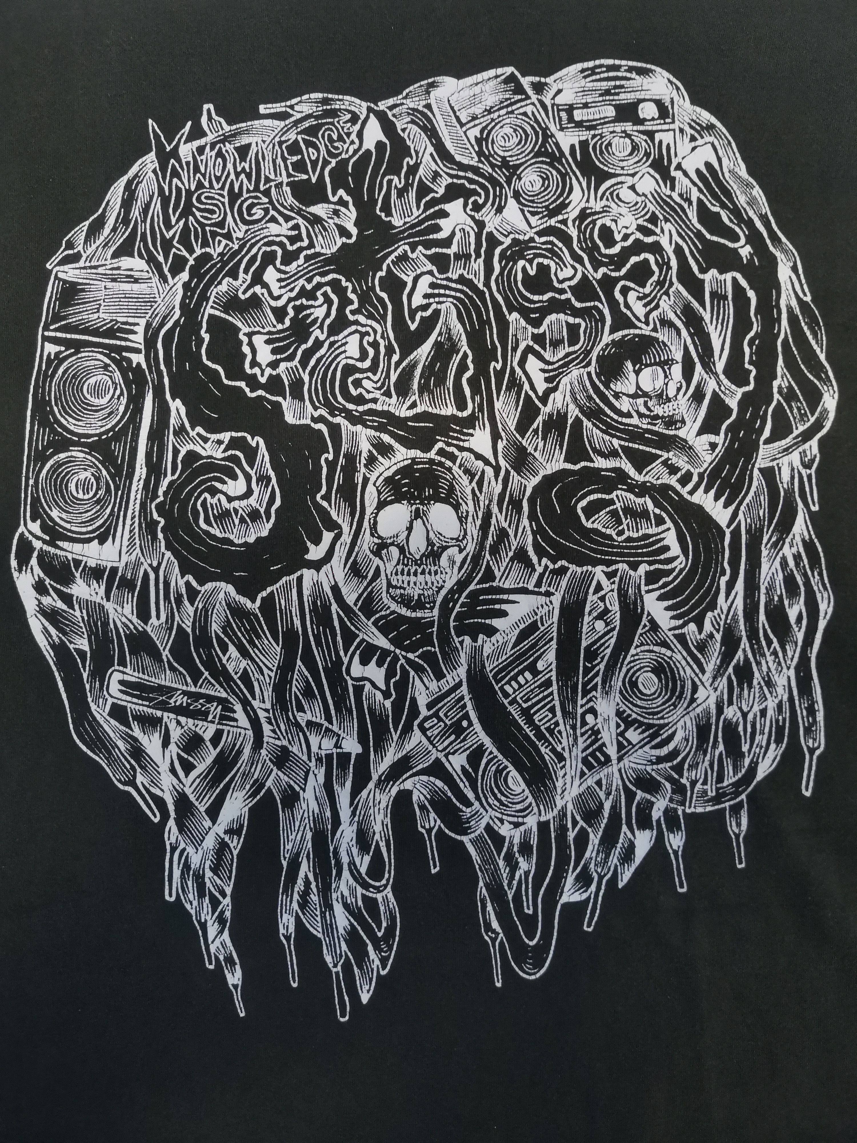 Skulls × Stussy × Vintage Vintage Stussy Big Skull Tee Pushead Rare ...