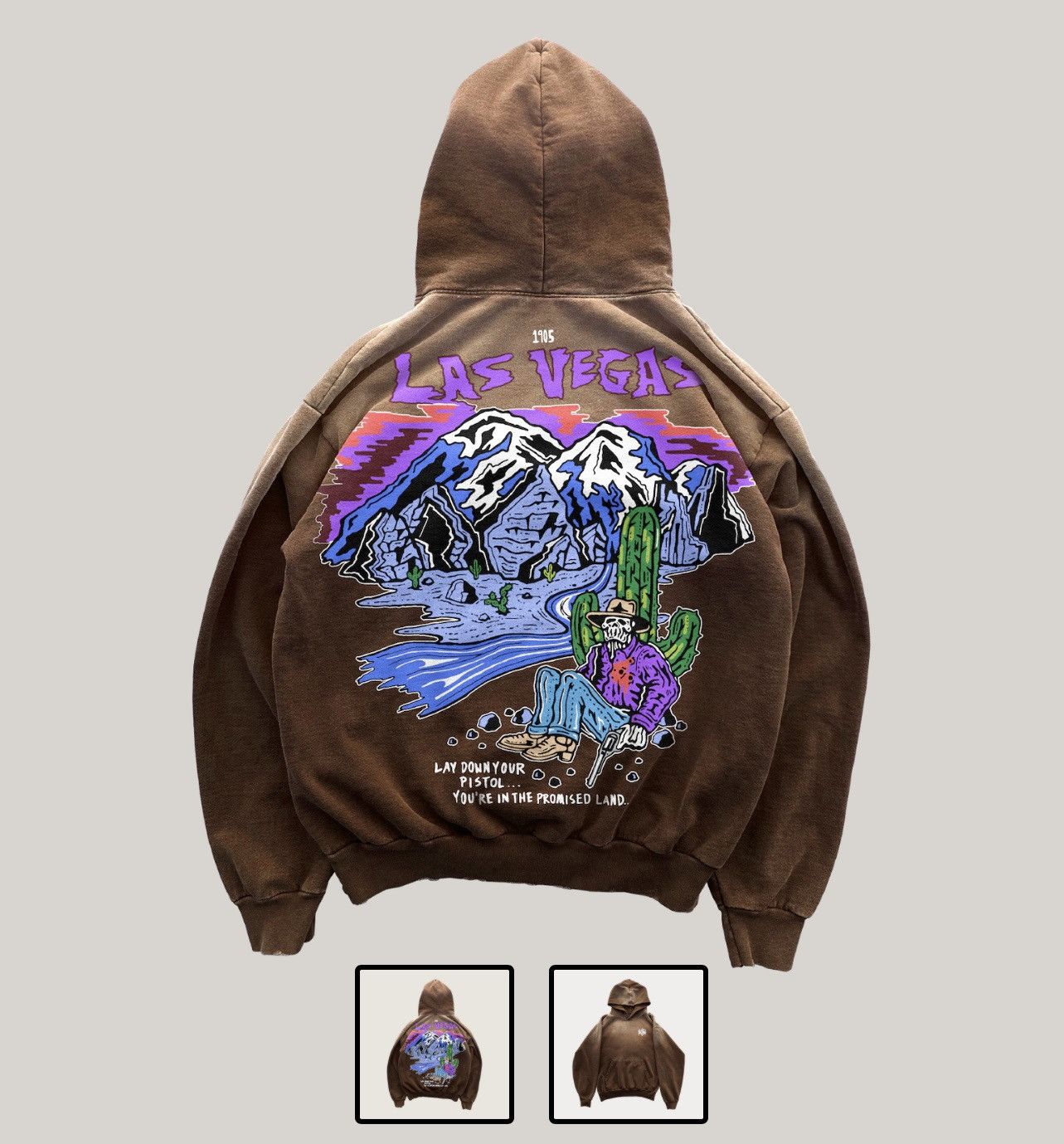 Warren Lotas Rare Promised Land Hoodie Grailed