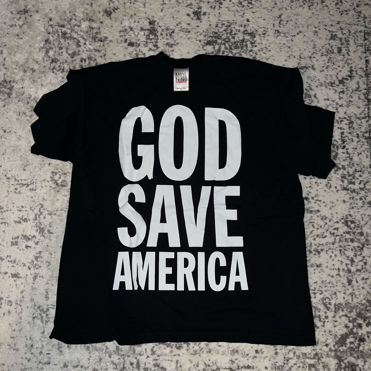 Kanye West Kanye West god save america tee | Grailed