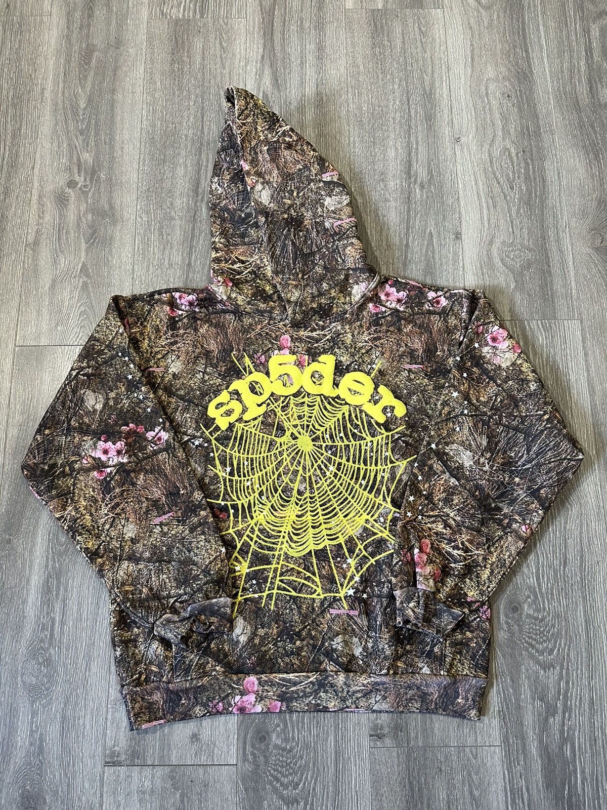 Sp5der Sp5der Camo OG Web Hoodie | Grailed