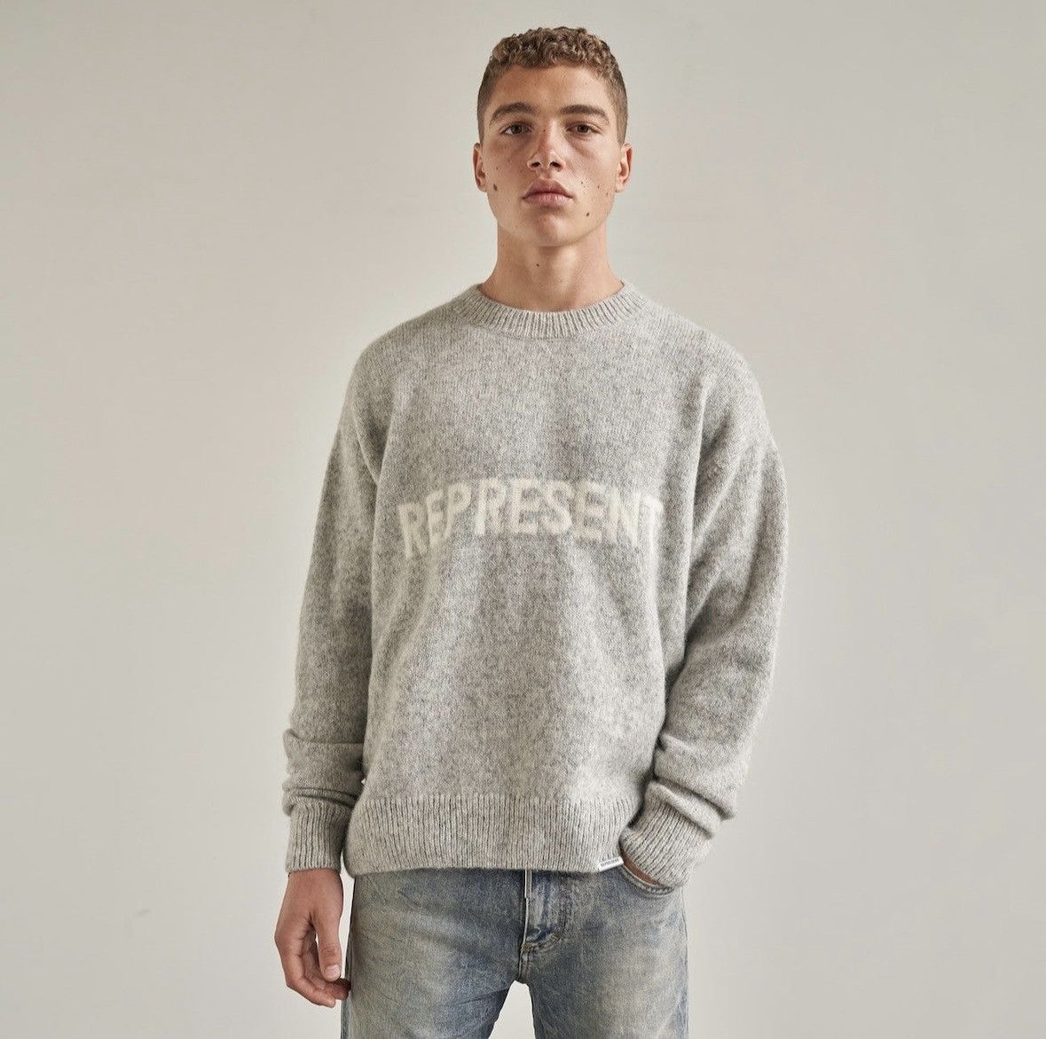 Represent Clo. Represent Logo Knit Sweater | Grailed