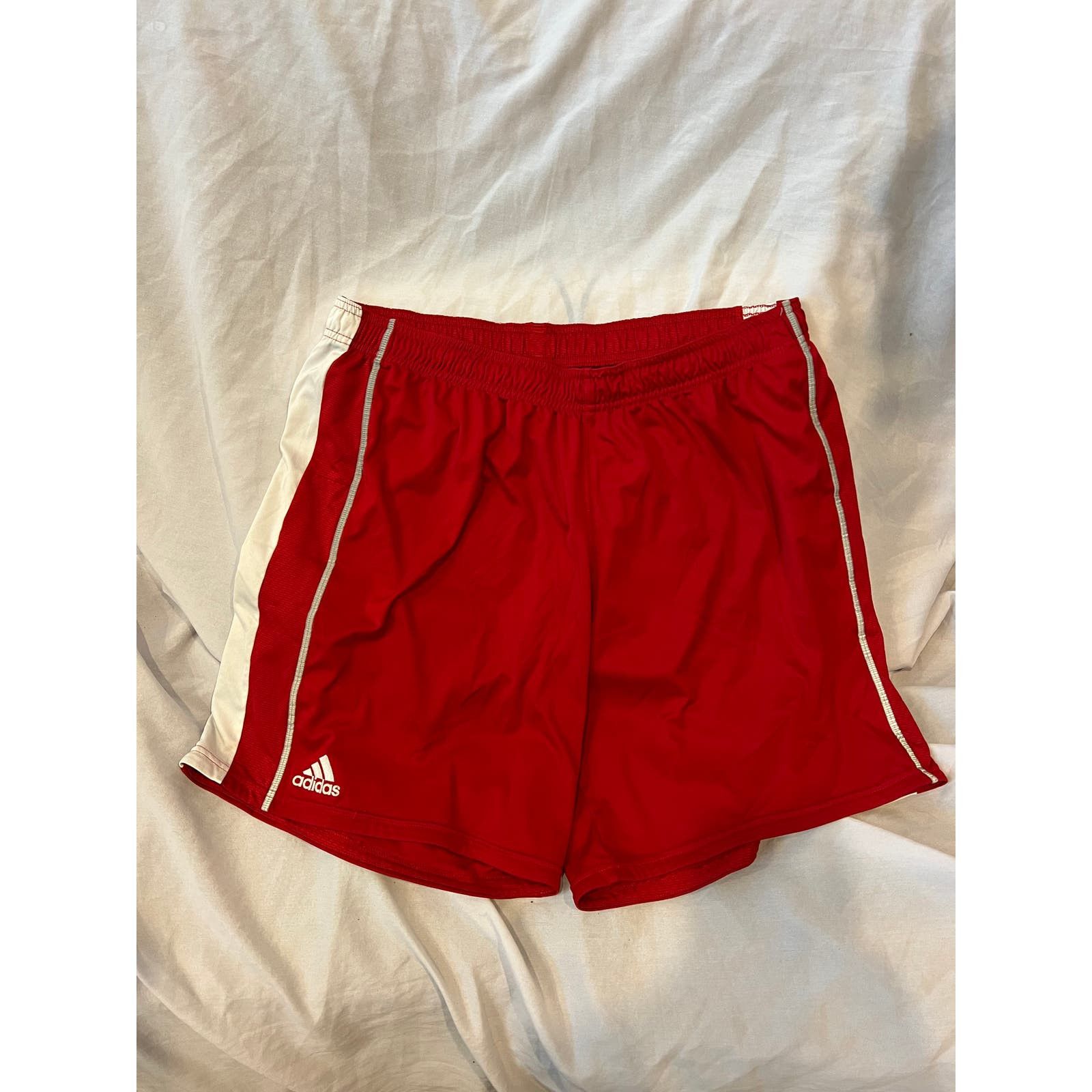 Adidas Adidas Red Old School Athletic Shorts Mens XL | Grailed