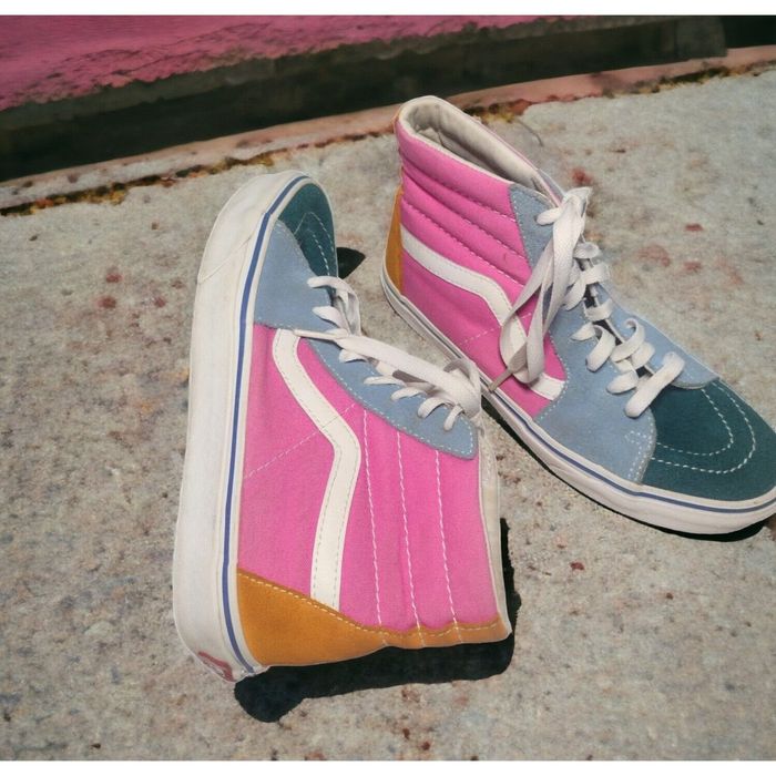 Vans Vans Sk8 Hi Top Suede Sneakers Womens Sz 8 Mens Size 6.5 Col | Grailed