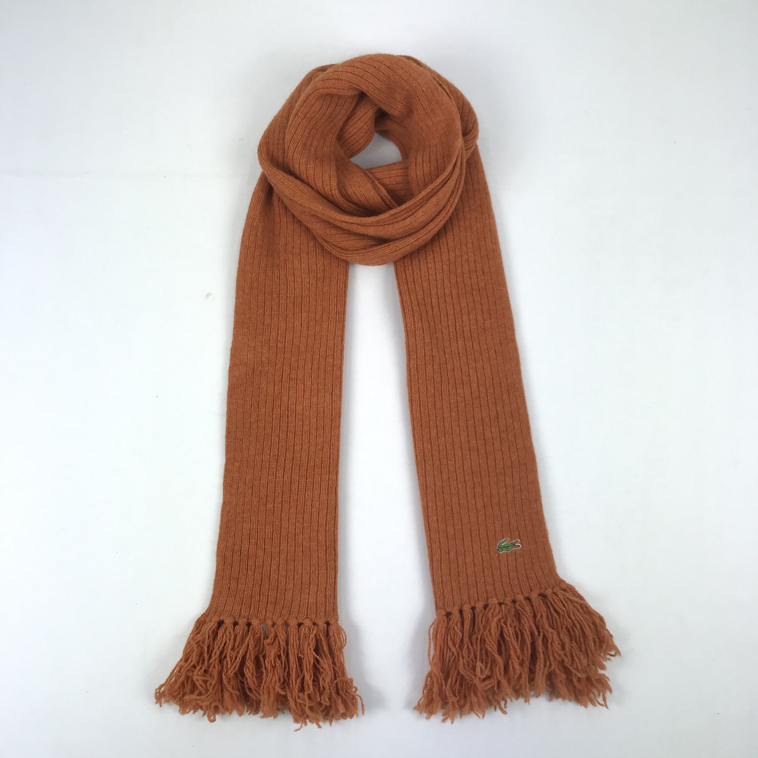Lacoste × Vintage Vintage Lacoste Scarf Muffler Wool Scarves | Grailed