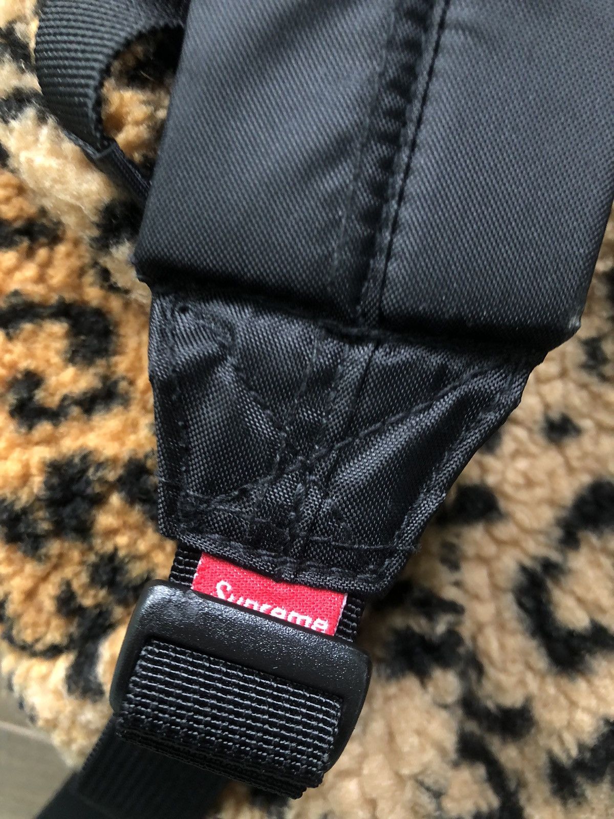 Supreme Supreme Leopard Fleece Backpack | Grailed