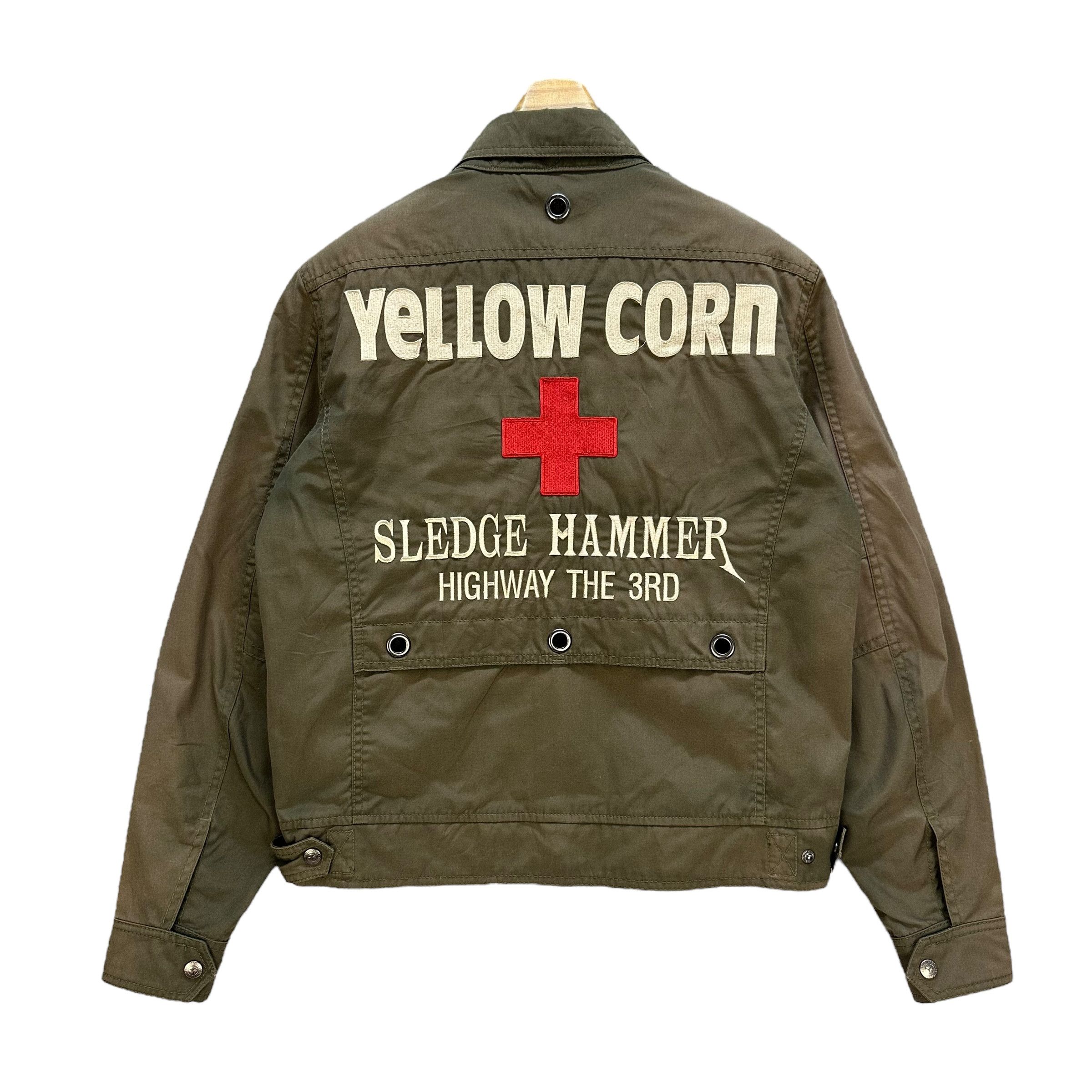 YELLOW CORN YELLOW CORN Sledge Hammer Highway Magician Jacket #A25-0567 ...