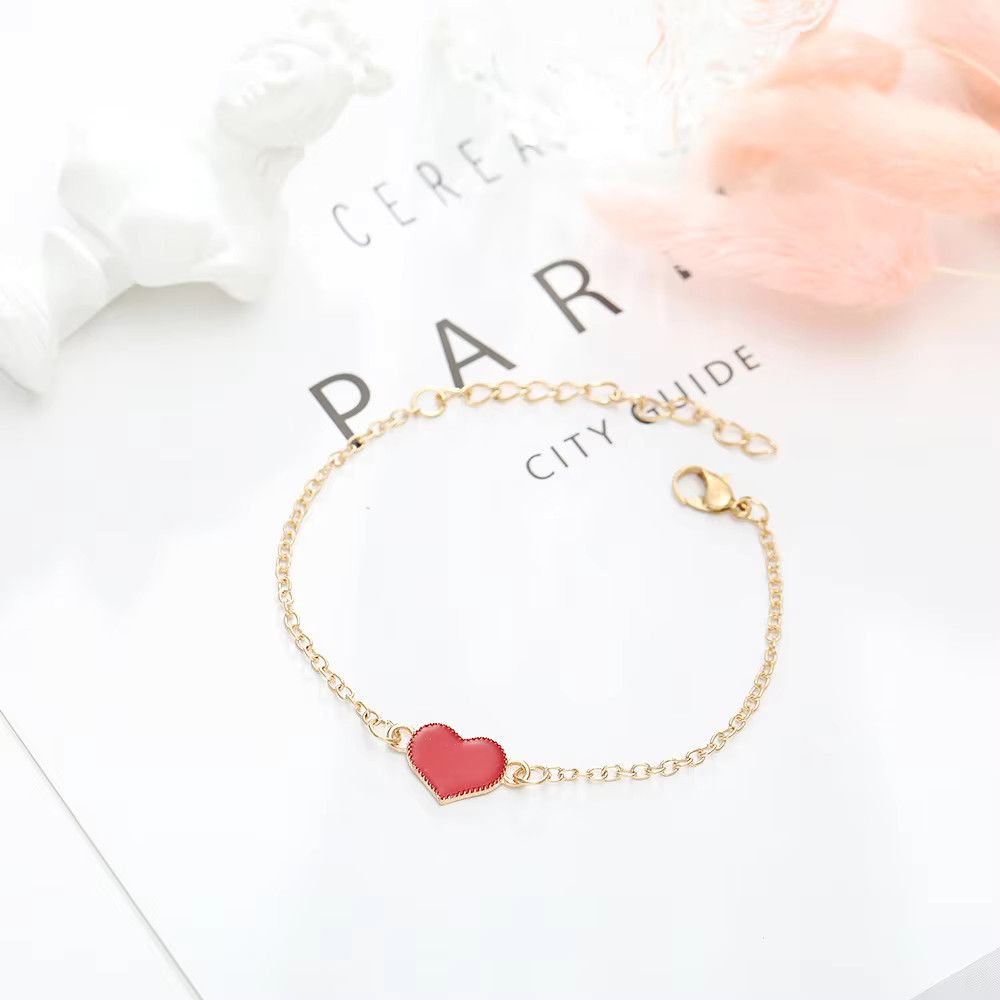 Chain Red Heart Bracelet NEW | Grailed