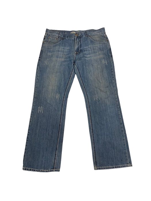 Vintage Affliction Denim Killers Baggy Jeans w Flaps | Grailed