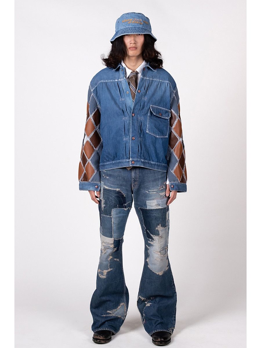 Kapital Kapital 14oz 5-Pocket Rat Flare Crazy Dixie Remake Pants | Grailed