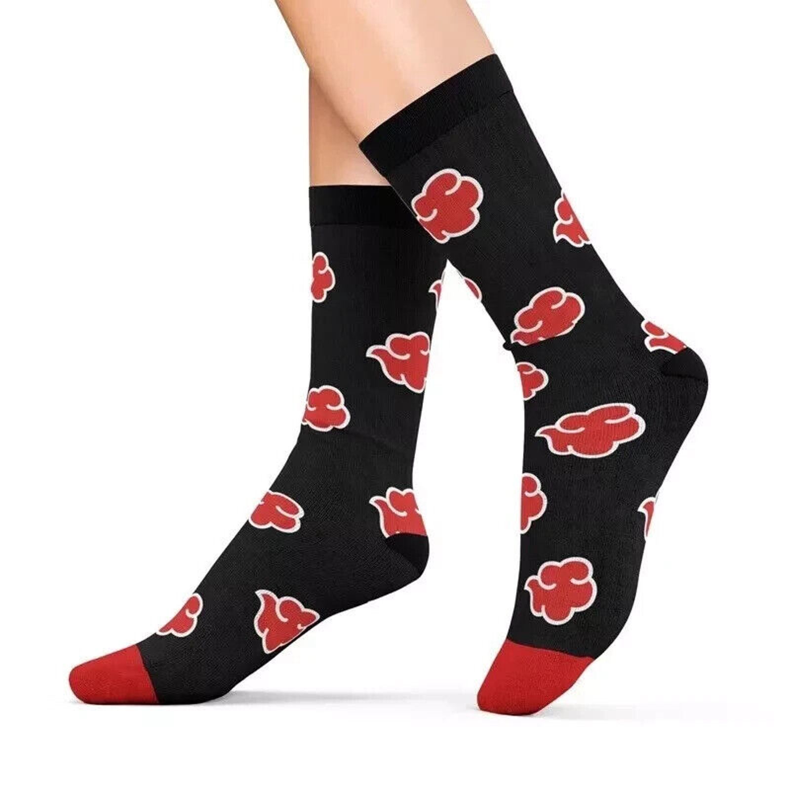 Other Akatsuki Cloud Anime Socks - Naruto Shippuden Merchandise | Grailed