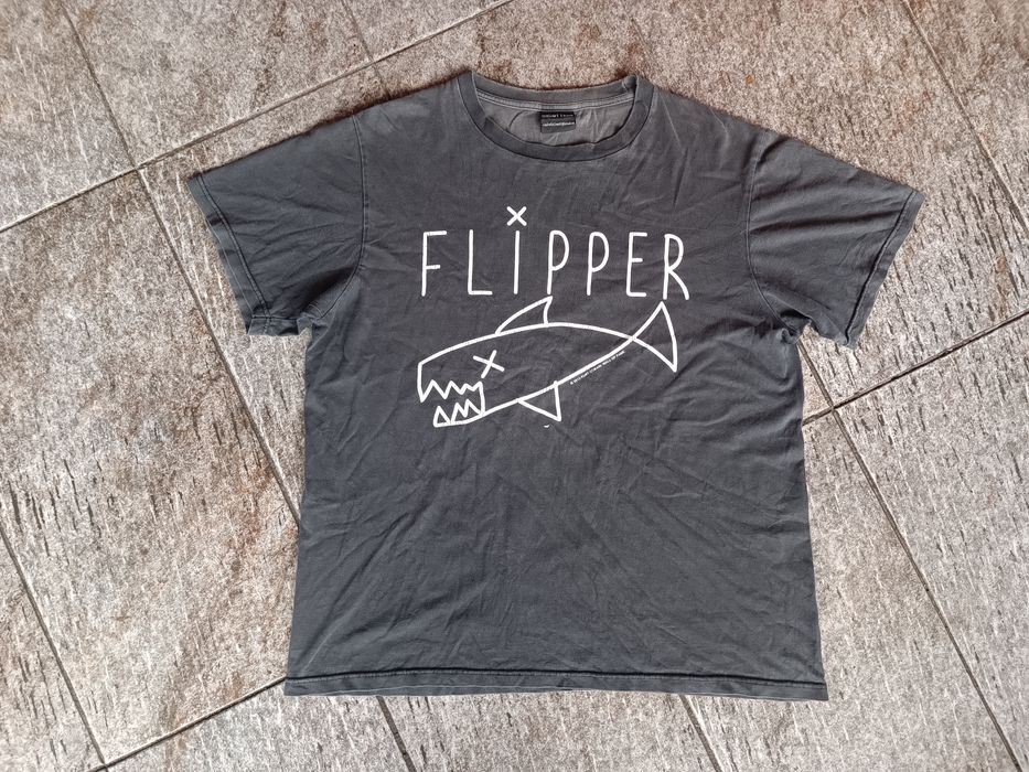 Vintage vintage bootleg t shirt flipper kurt cobain | Grailed