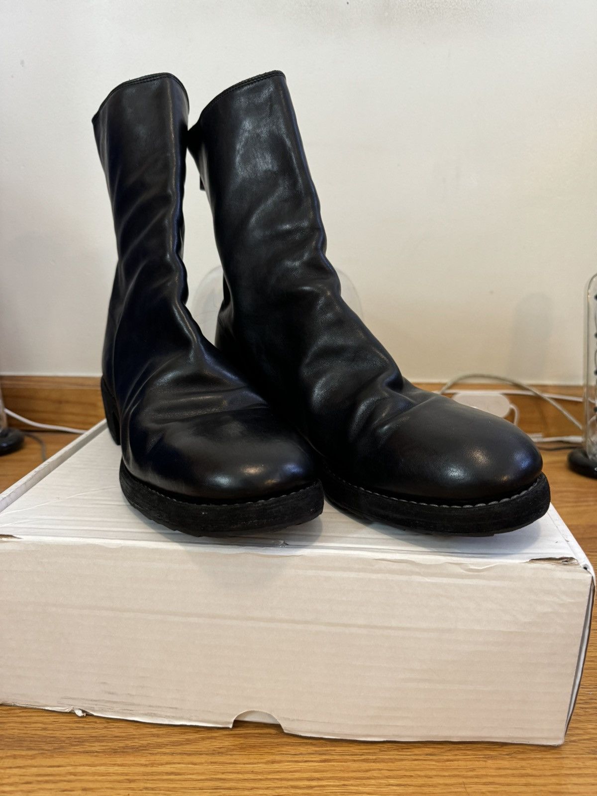Guidi 788z backzip in black horse leather size 45 | Grailed