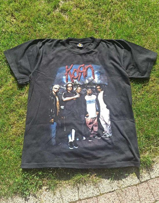 Vintage Korn Thai bootleg 90s 00s alternative nu metal band tee | Grailed