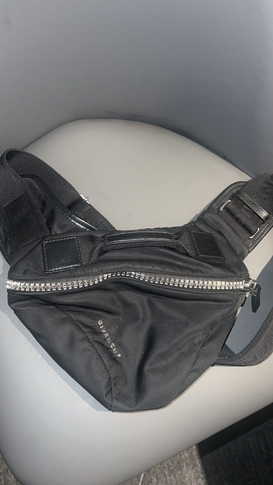 Givenchy Givenchy small G-Zip Triangle bag | Grailed