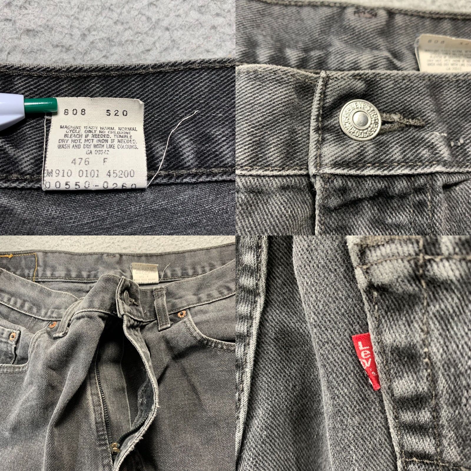 Levi's Levis Mens Jeans 36x30 Extra Large Light Wash Vintage Denim ...
