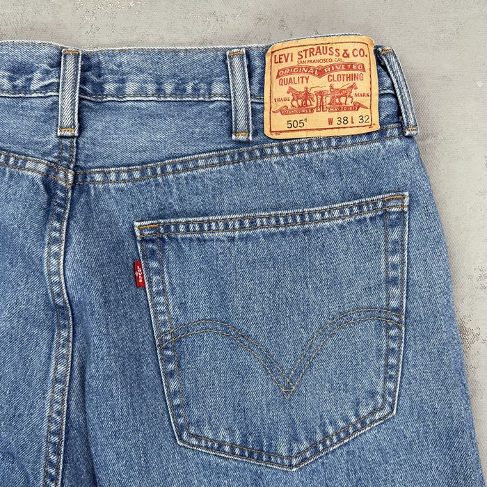 Vintage 2010 Levi's 505 Red Tab Medium Washed Denim Jeans | Grailed