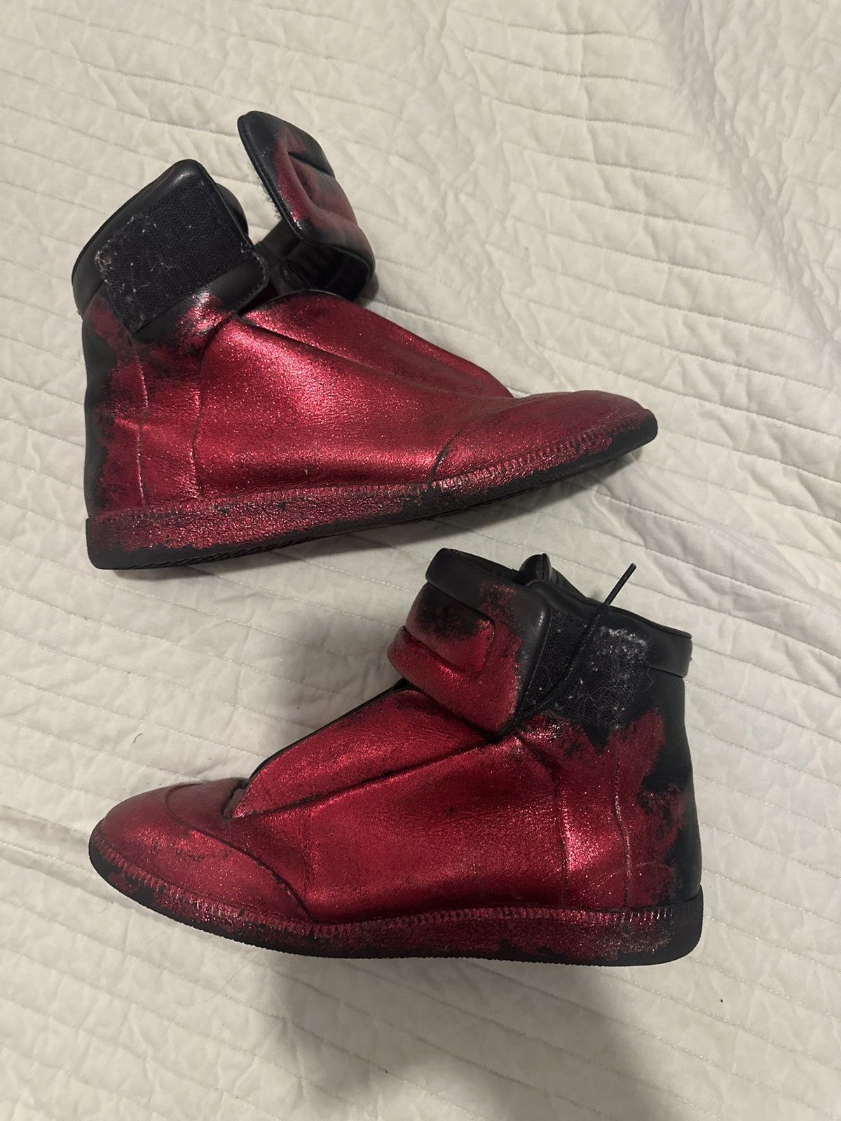 Maison Margiela Maison Margiela glitter high top future | Grailed