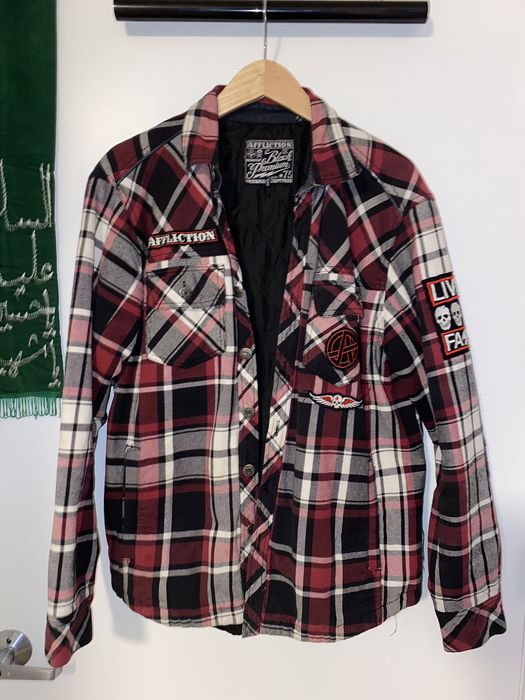 Vintage Affliction Flannel Jacket | Grailed