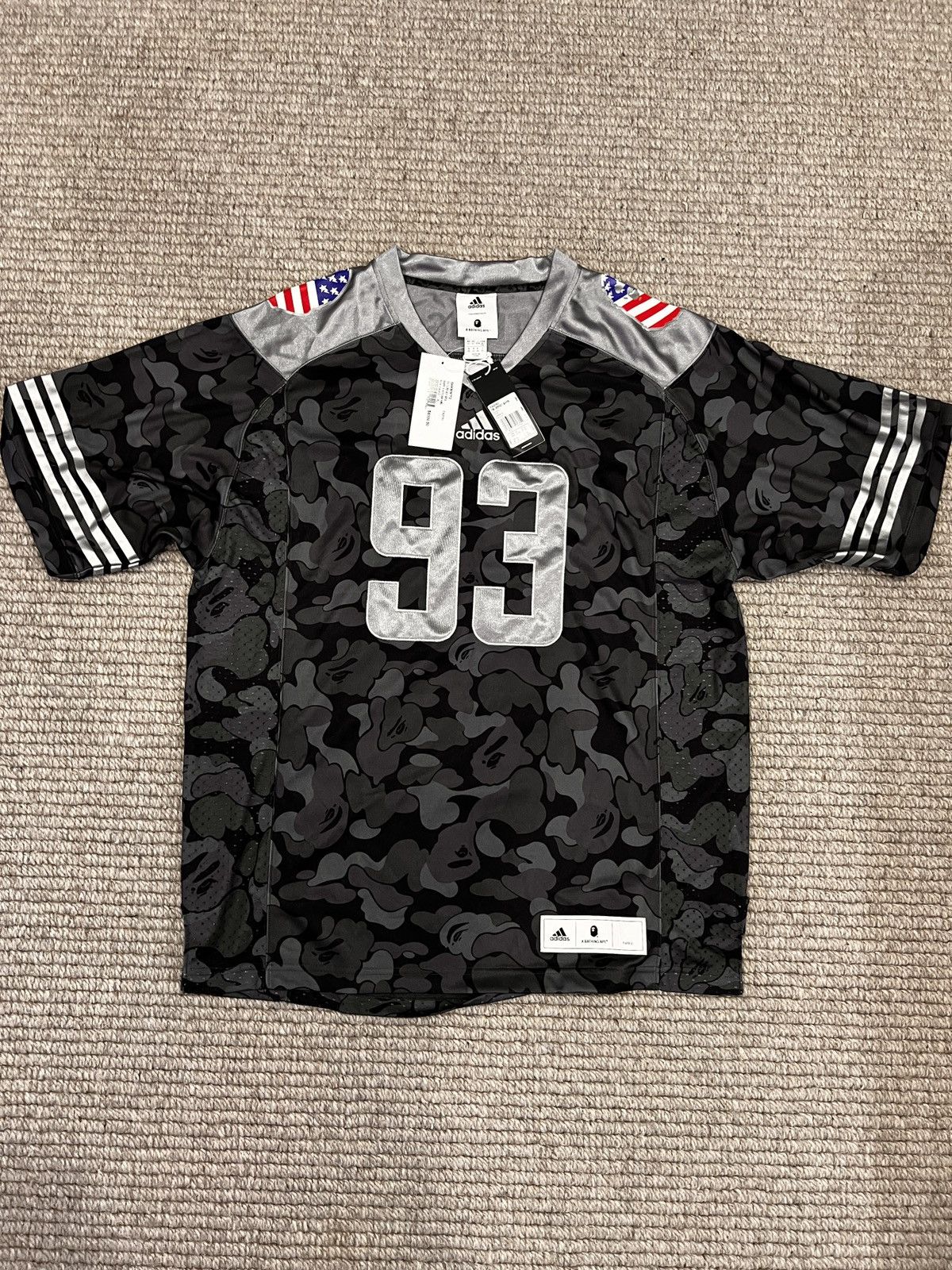 Bape BAPE FOOTBALL JERSEY | Grailed