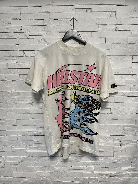 HELLSTAR Hellstar Studios Pixel White T-Shirt | Grailed