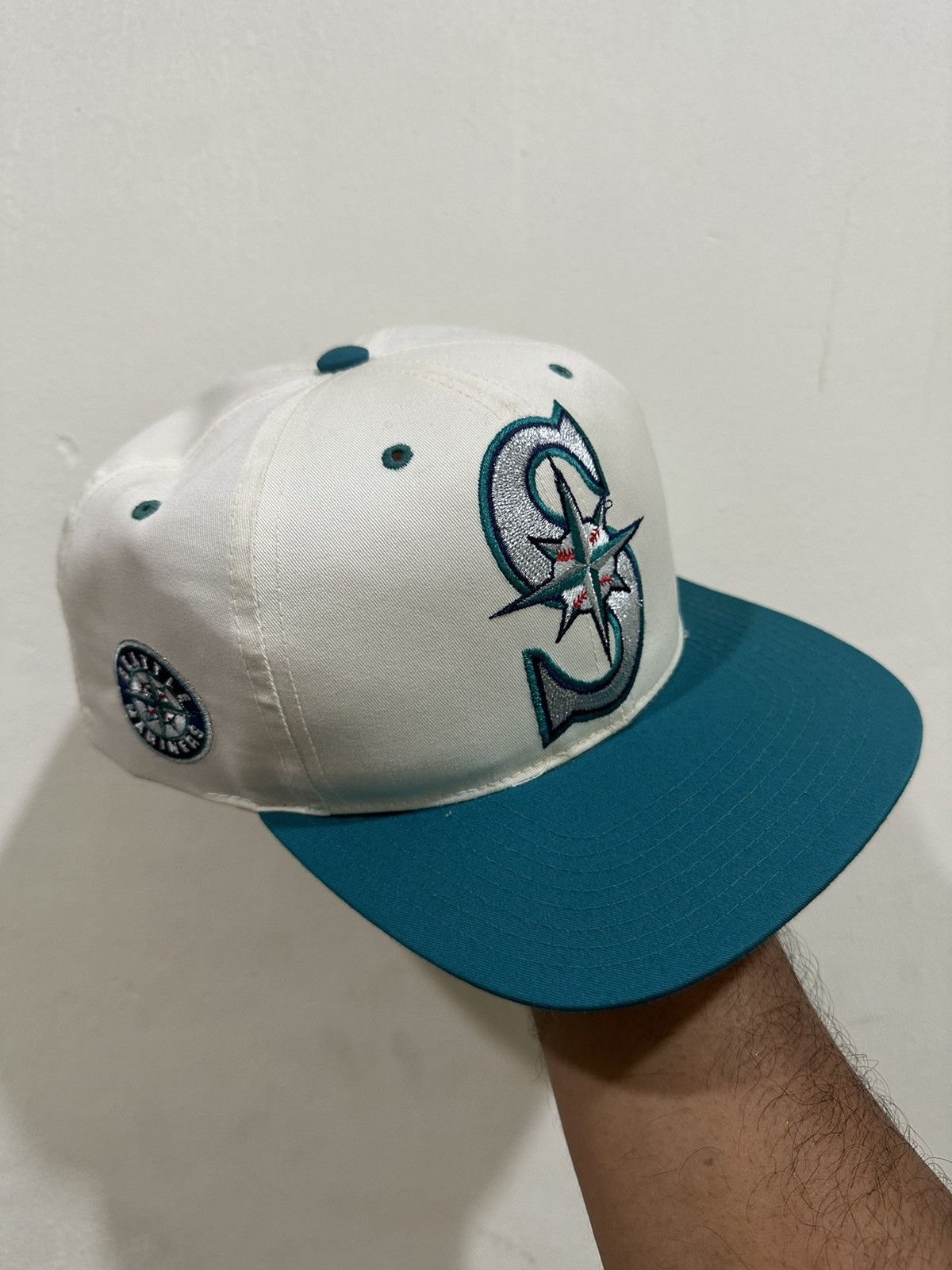 Logo 7 90’s Big Logo Seattle Mariners Snapback Logo 7 | Grailed