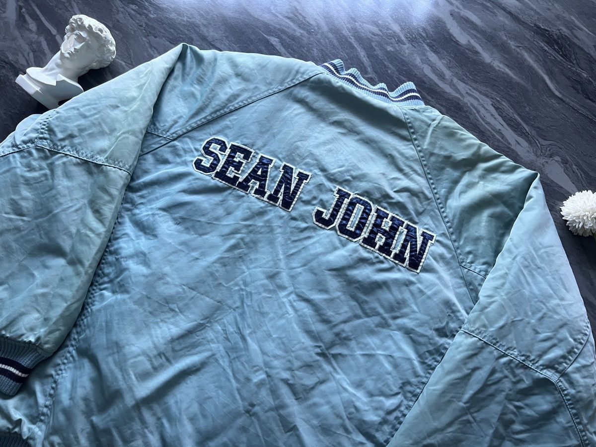 Sean John Sean John : Bomber Jacket Embroidered Font Logo | Grailed