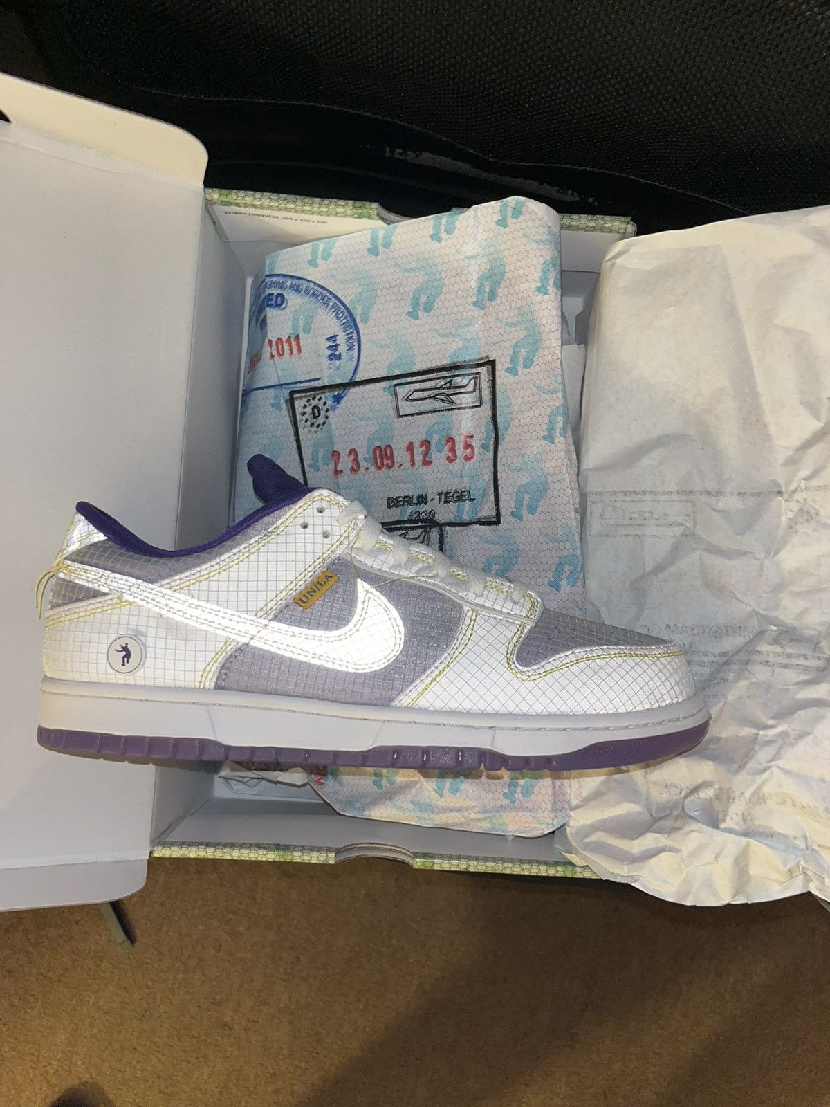 Nike × Union La Nike x Union Passport Dunks | Grailed