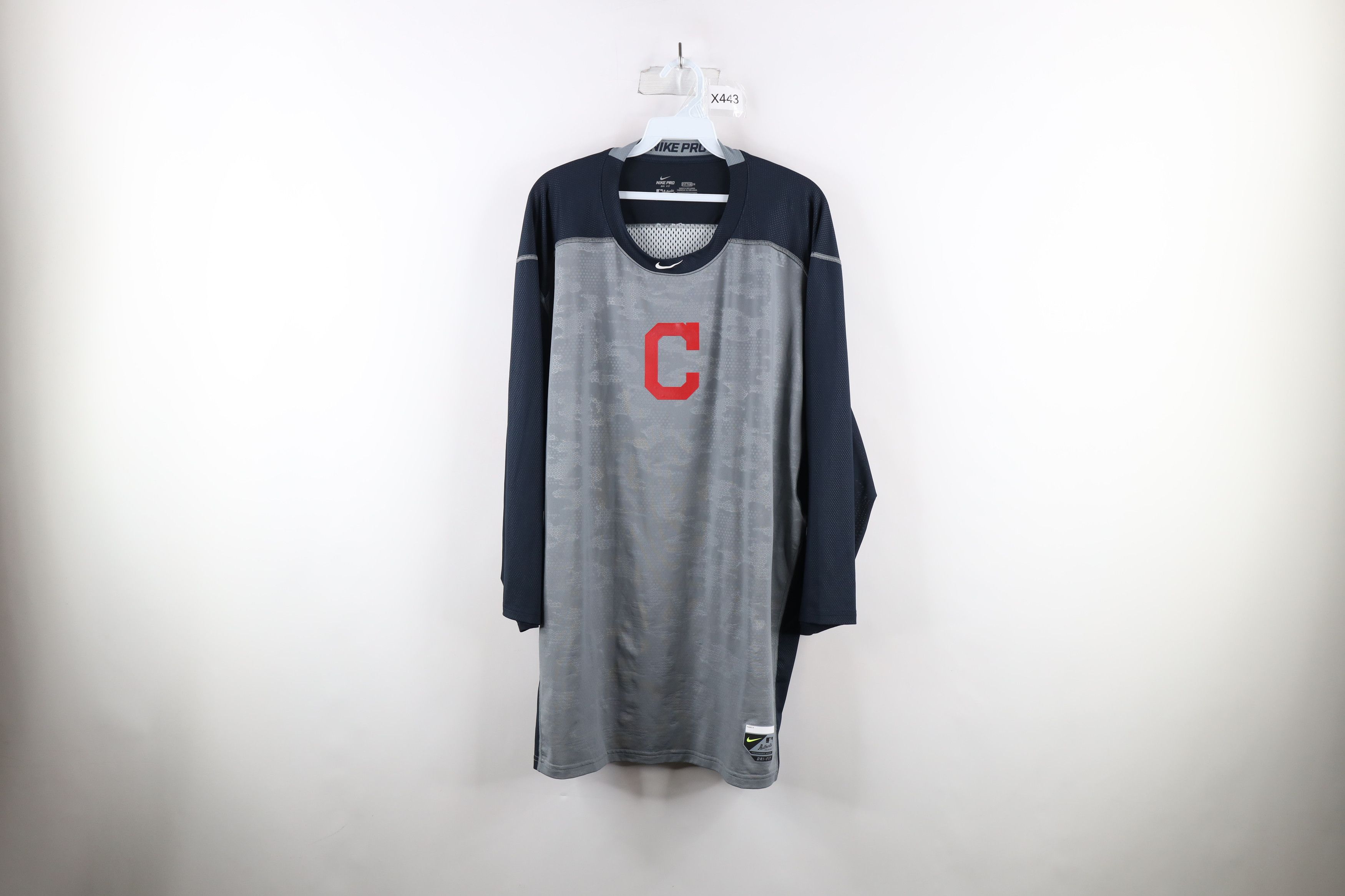 Nike × Vintage Nike Pro Camouflage Cleveland Guardians Raglan T-Shirt ...