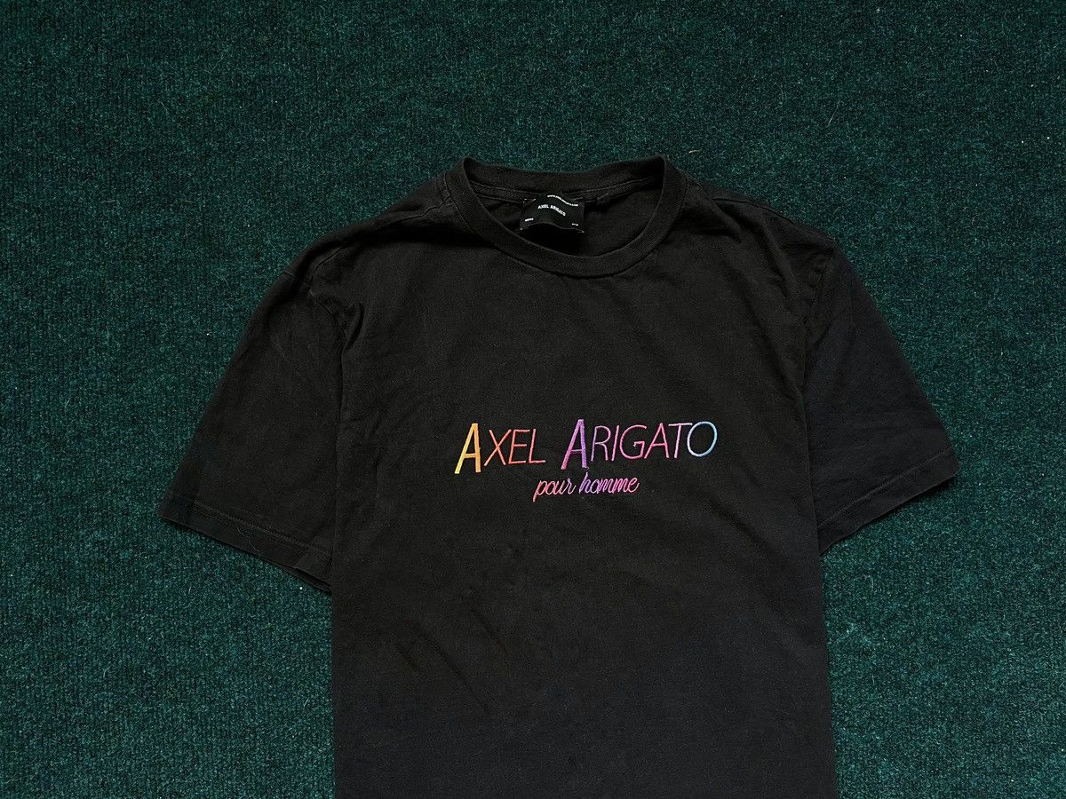 Axel Arigato Axel Arigato logo-print Organic Cotton T-shirt Black Rare ...