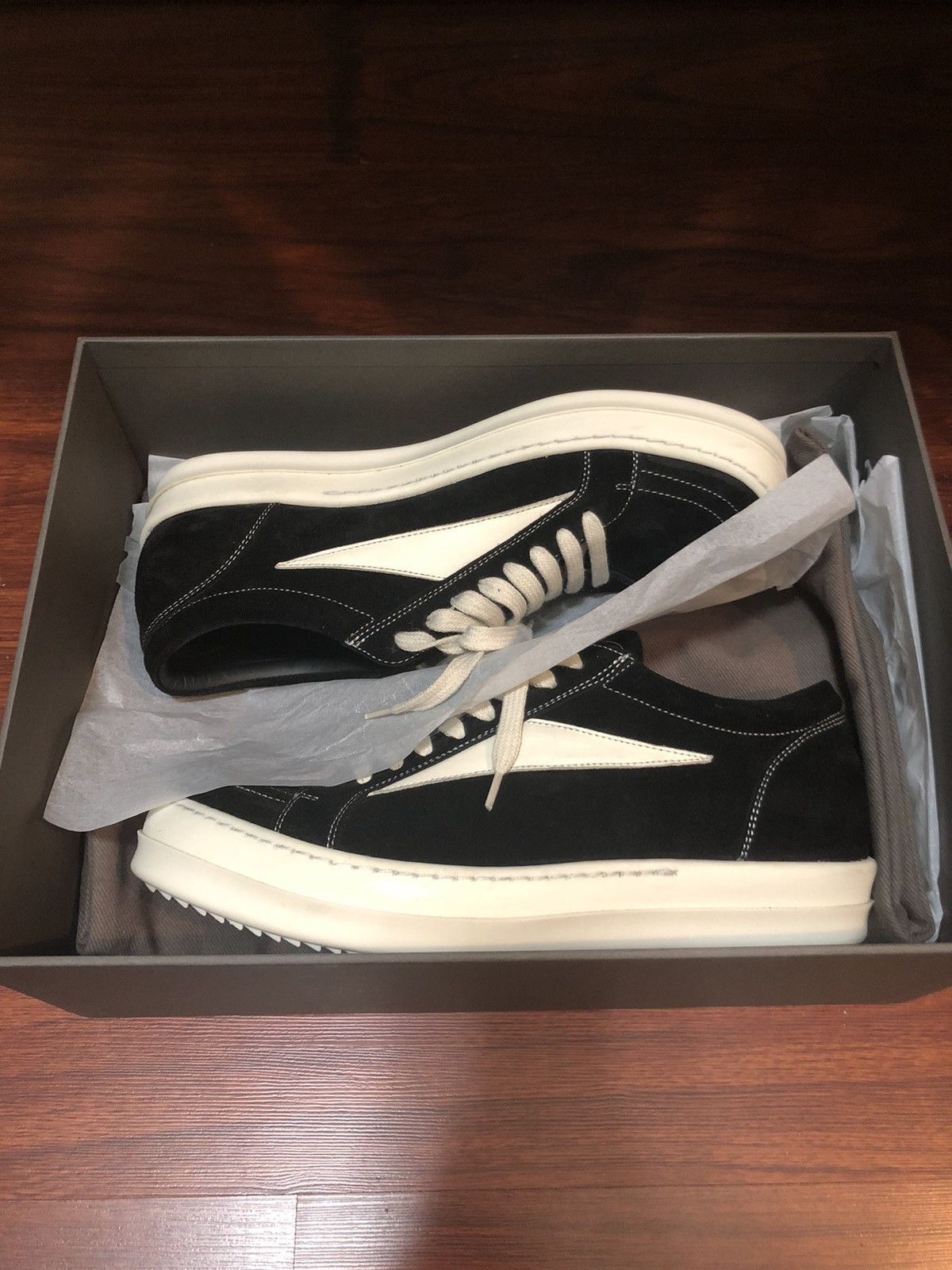 Rick Owens Rick Owens suede vans sneakers | Grailed