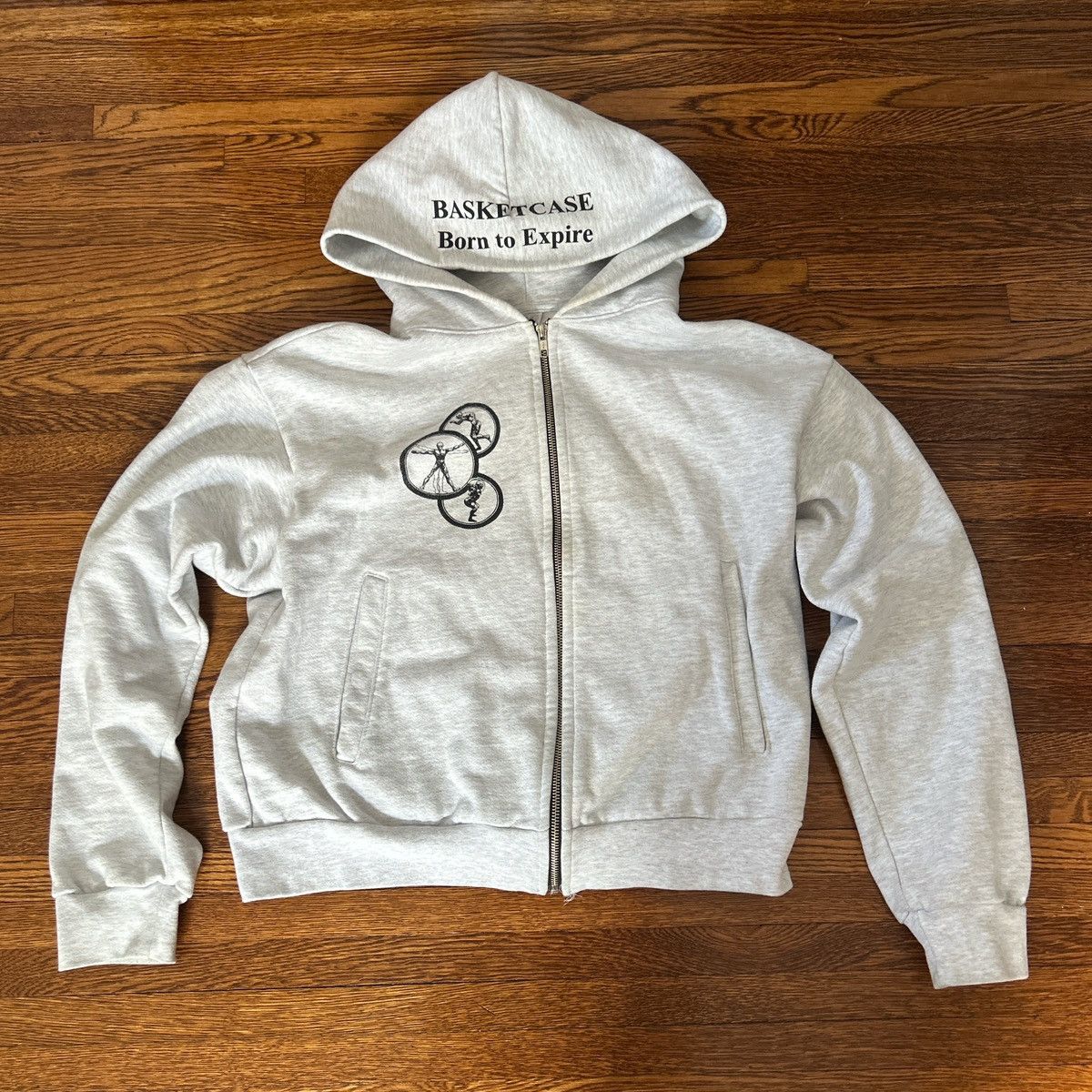 basketcase gallery Grey basketcase gallery hooodie | Grailed