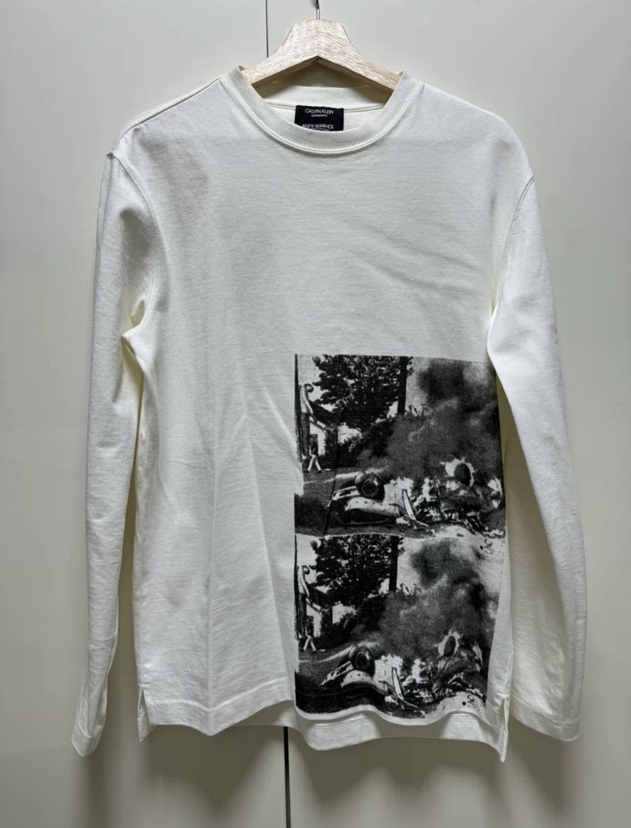 Raf Simons Raf Simons x CALVIN KLEIN Andy Warhol Printed Long Sleeved ...
